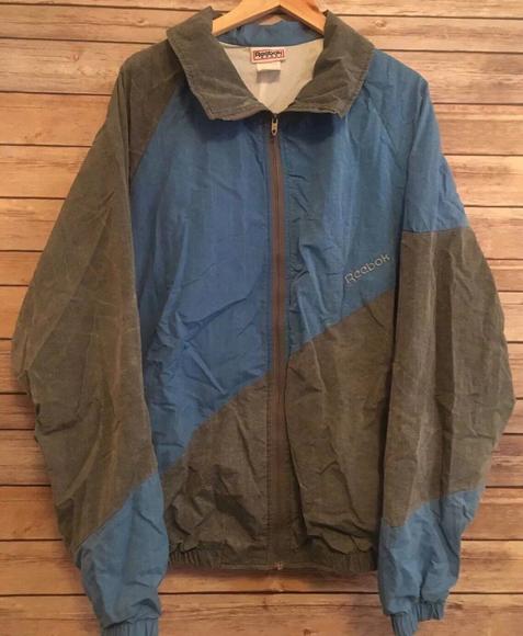 Reebok | Jackets & Coats | Vintage Reebok Sport Full Zip Windbreaker ...